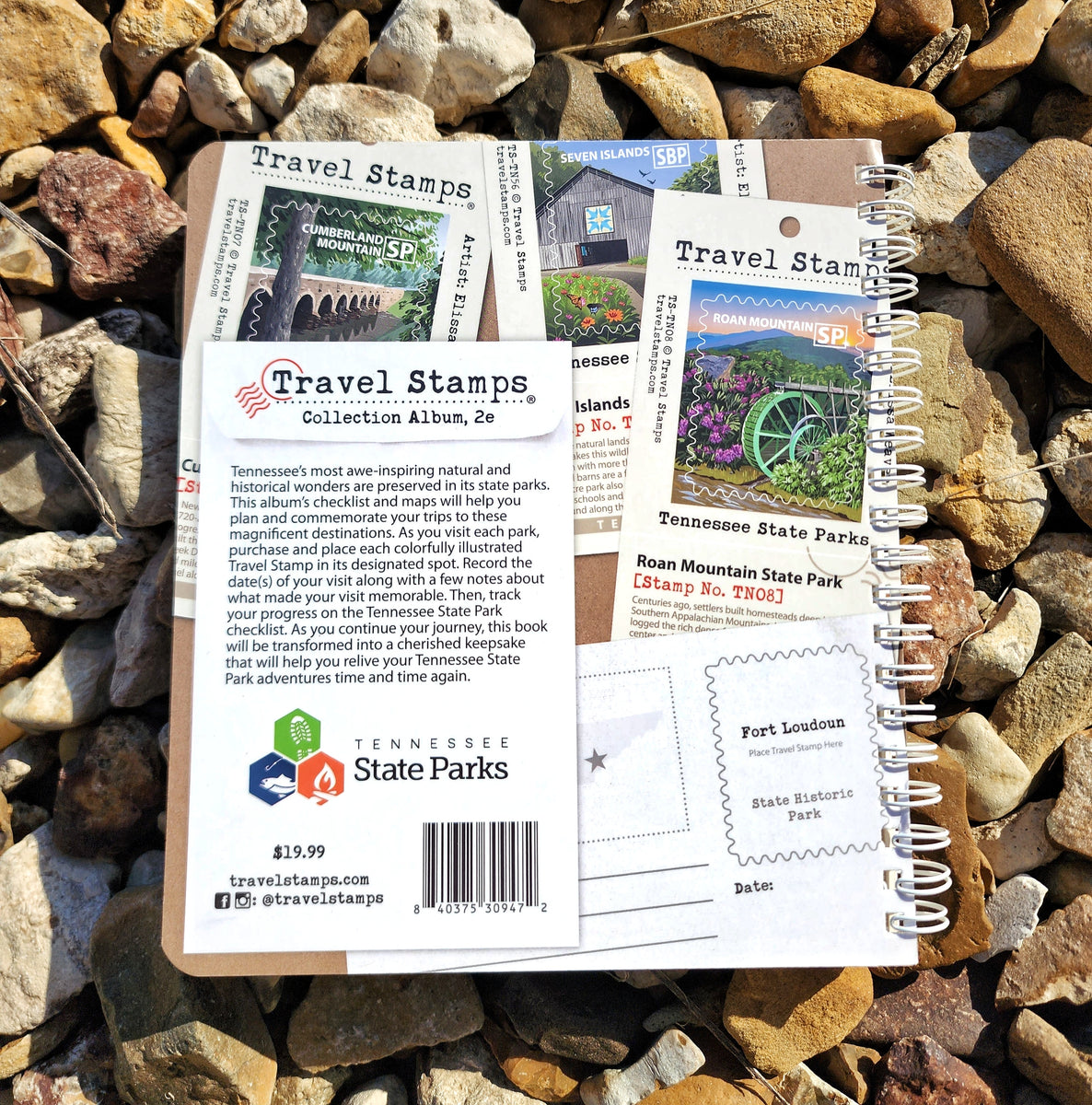 Tennessee State Parks Travel Stamps Collection Album (2nd Edition)