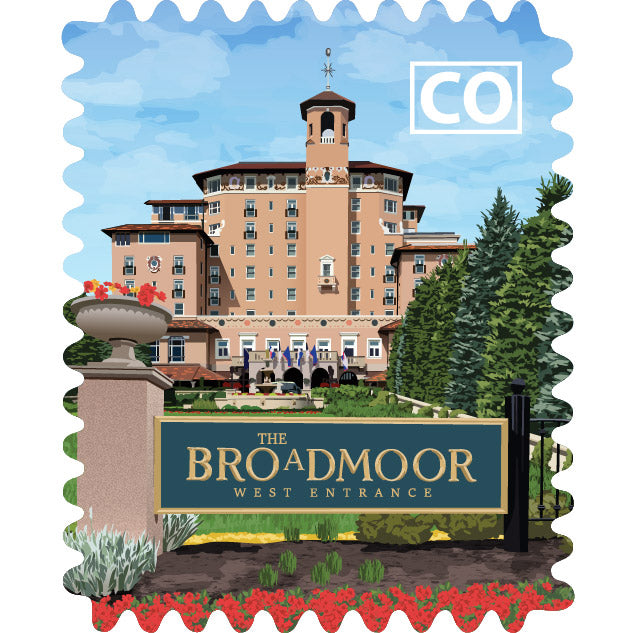 The Broadmoor - Colorado Springs Travel Stamp – Travel Stamps