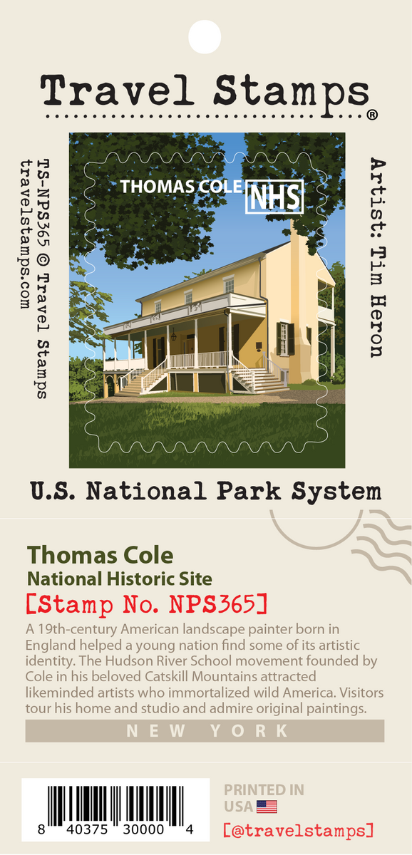 Thomas Cole National Historic Site Travel Stamp – Travel Stamps