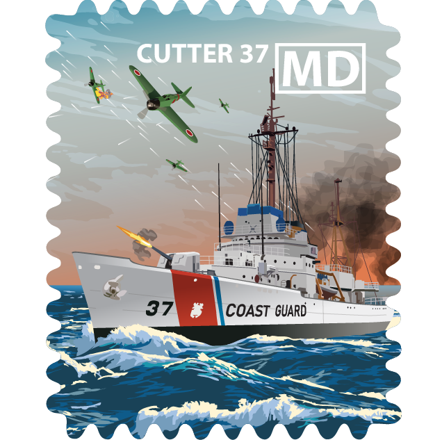 USCG Guard Cutter 37 Travel Stamp – Travel Stamps
