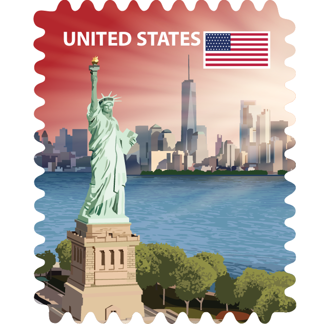 United States of America Travel Stamp – Travel Stamps
