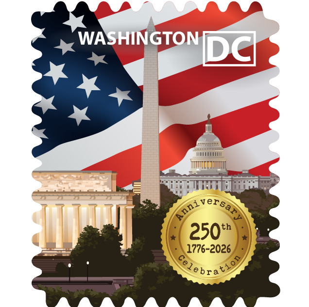 Washington, DC 250 Travel Stamp – Travel Stamps