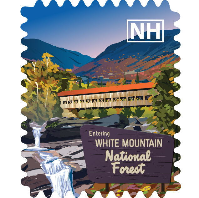 White Mountain National Forest Travel Stamp – Travel Stamps