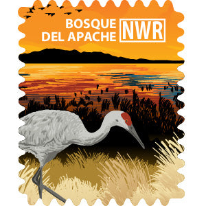 Bosque del Apache National Wildlife Refuge Travel Stamp – Travel Stamps