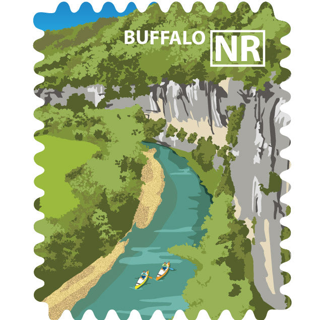 Buffalo National River Travel Stamp – Travel Stamps