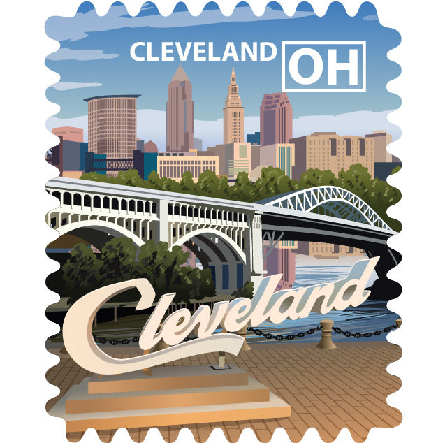 Cleveland Travel Stamp – Travel Stamps
