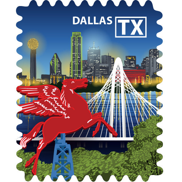 Dallas Travel Stamp – Travel Stamps