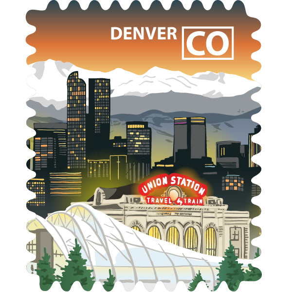 Denver Travel Stamp – Travel Stamps