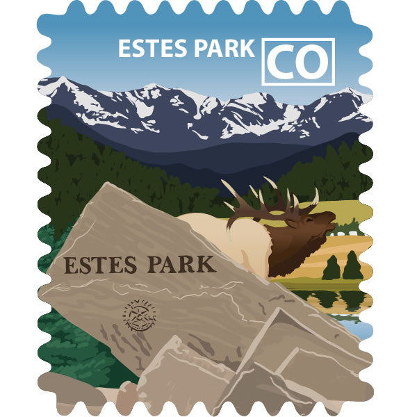 Estes Park Travel Stamp – Travel Stamps