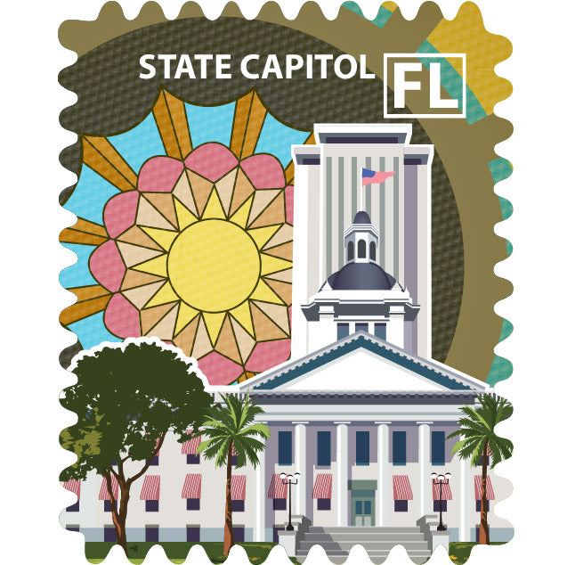 Florida State Capitol Travel Stamp – Travel Stamps