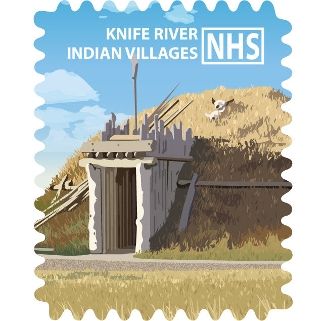 Knife River Indian Villages National Historic Site Travel Stamp ...