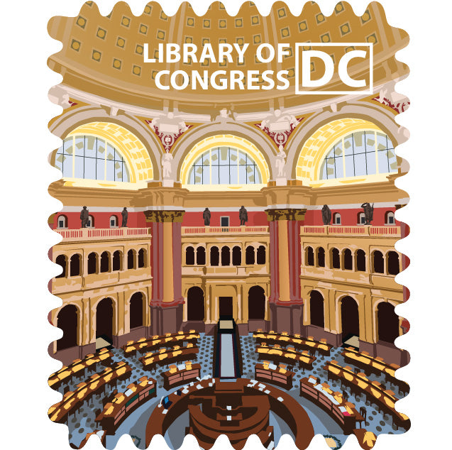 Library of Congress Travel Stamp – Travel Stamps