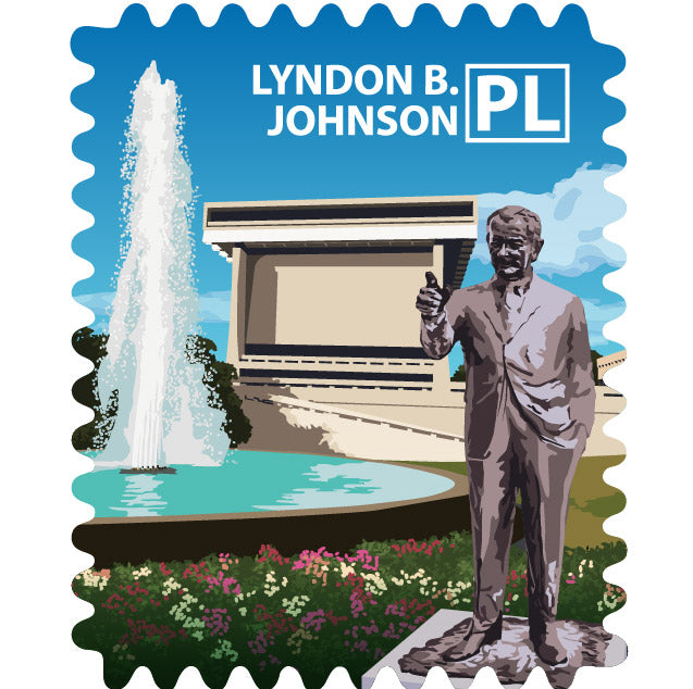 Lyndon B. Johnson Presidential Library Travel Stamp – Travel Stamps