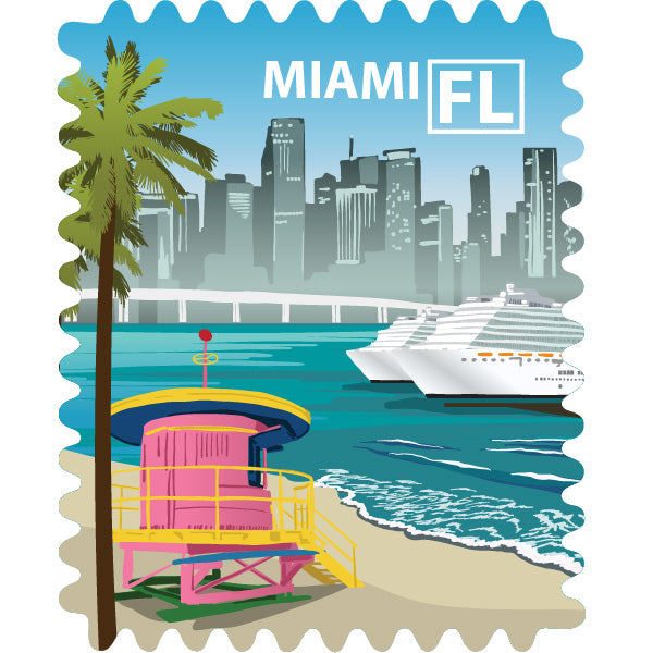 Miami Travel Stamp – Travel Stamps