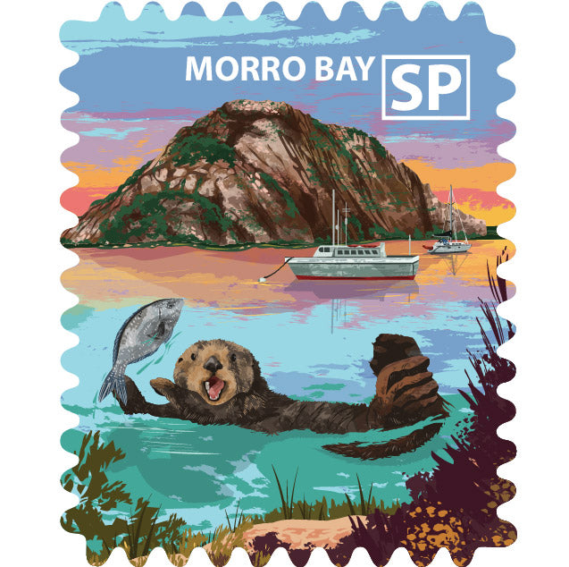 Morro Bay State Park Travel Stamp – Travel Stamps