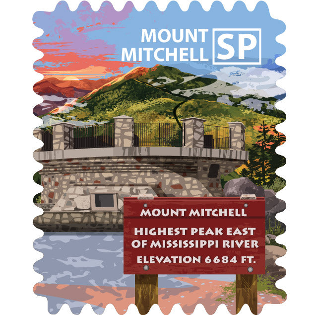 Mount Mitchell State Park Travel Stamp – Travel Stamps