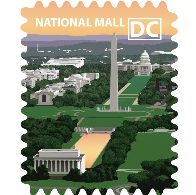 National Mall & Memorial Parks Travel Stamp – Travel Stamps