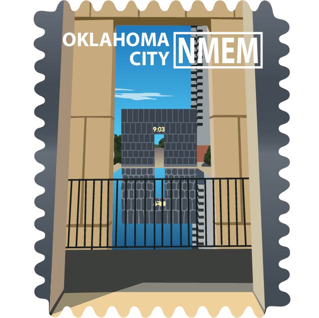Oklahoma City National Memorial Travel Stamp – Travel Stamps