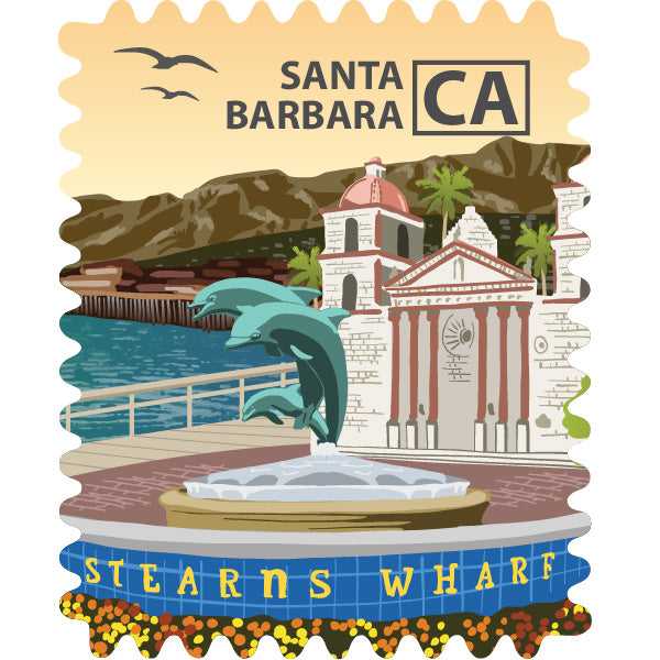 Santa Barbara Travel Stamp – Travel Stamps