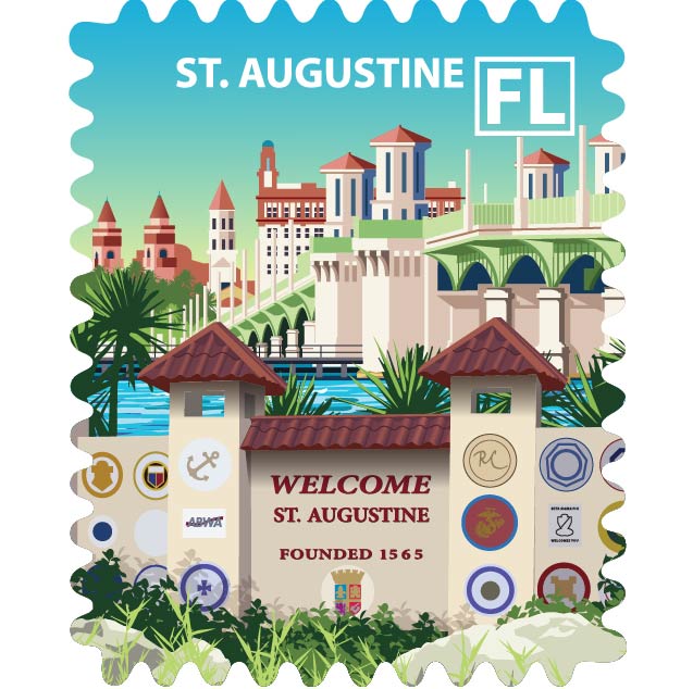 St. Augustine Travel Stamp – Travel Stamps