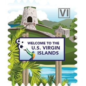 U.S. Virgin Islands Travel Stamp – Travel Stamps