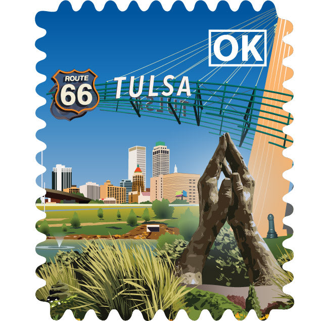 Tulsa Travel Stamp – Travel Stamps