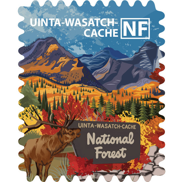 Unita-Wasatch-Cache National Forest Travel Stamp – Travel Stamps